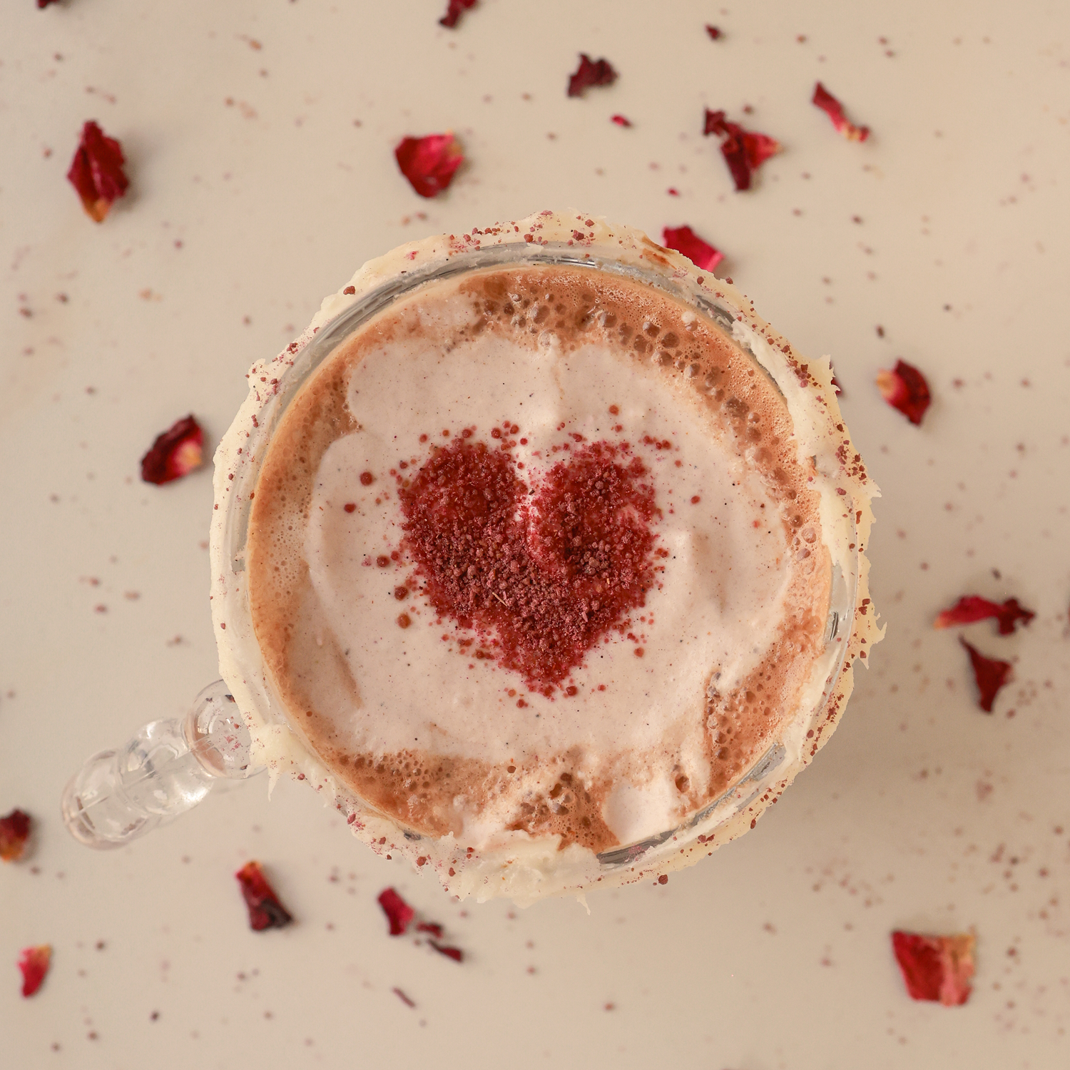 Pink Velvet Rose Hot Cocoa