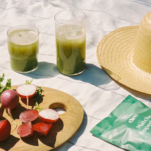 Iced Ginger Cardamom Matcha - Clevr Blends